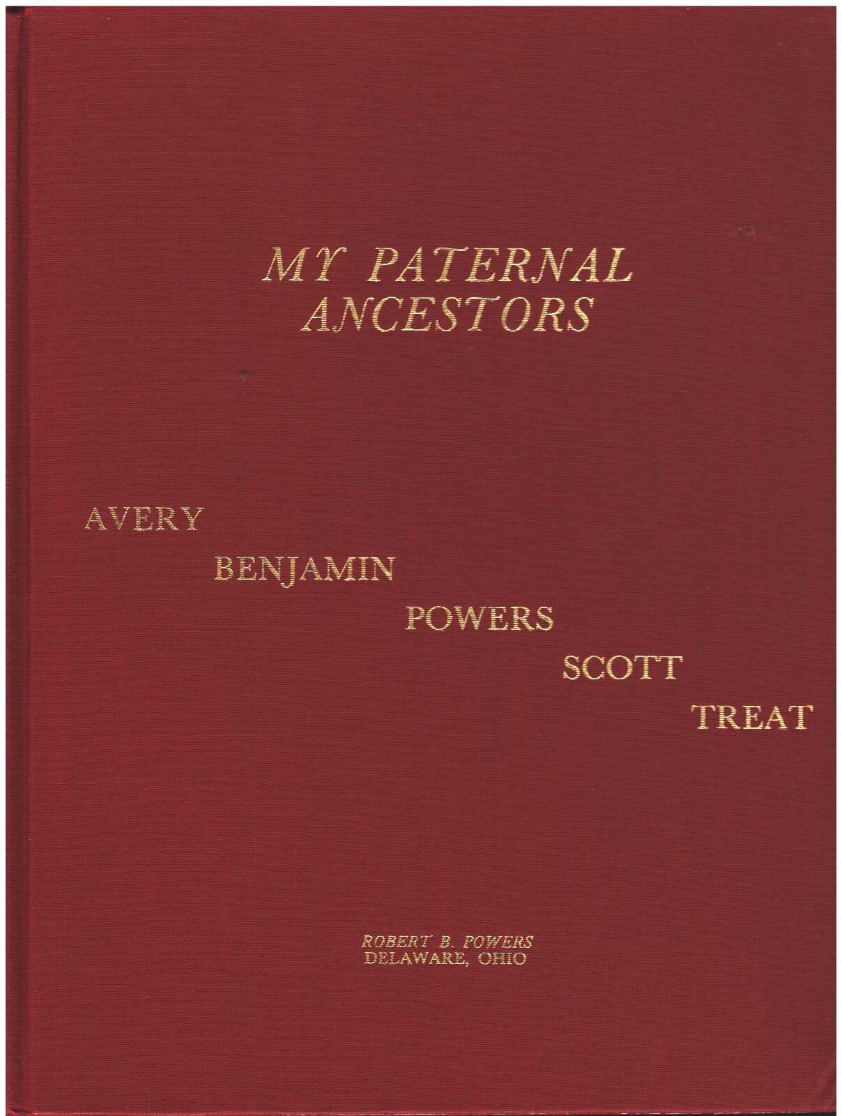 My Paternal Ancestors compiled by Robert B. Powers - Genealogy Book | eBay