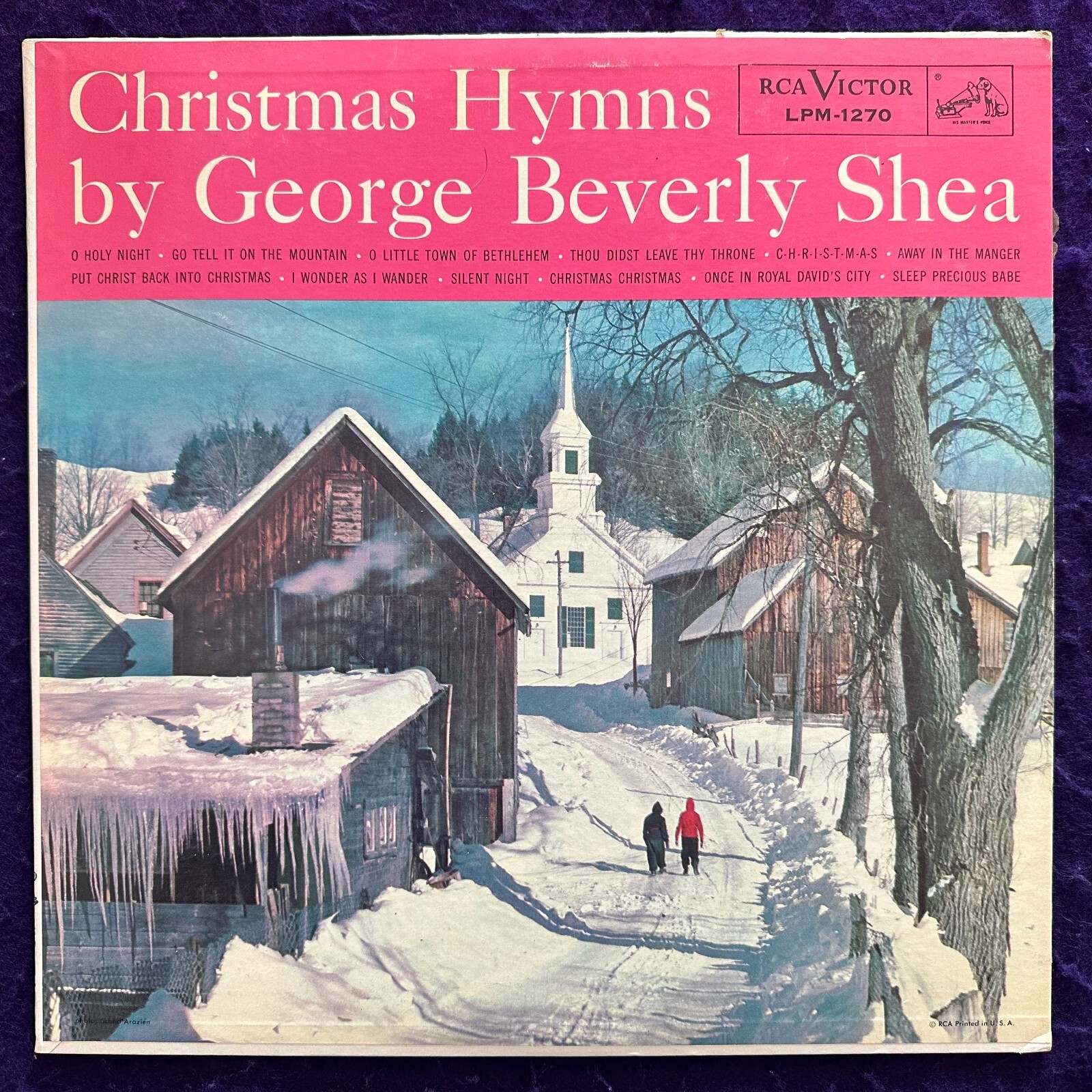 GEORGE BEVERLY SHEA Christmas Hymns LP '64 RCA LPM-1270 Mono | eBay