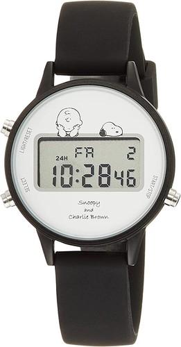 Field work PEANUTS Snoopy Digital Wristwatch PNT025-3 Silicone Belt ...