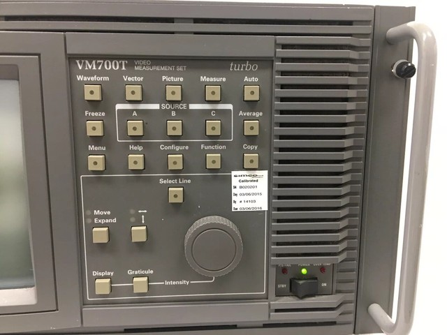 Tektronix VM700T | Video Measurement Set | Options 01, 11, 1S, 40, 48 ...