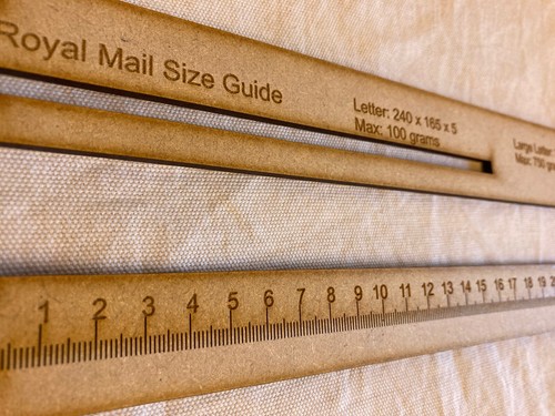 Royal Mail Size Guide. Large Postal Ruler. Post Office. Parcel Postal ...