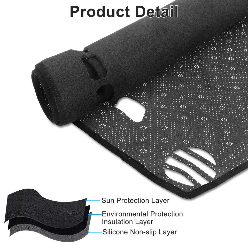 For Hyundai Sonata 2011-2014 Dash mat Dash Cover Dashboard Mat Car ...