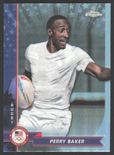 2024 Topps Chrome US Olympics Refractor Perry Baker #19 | eBay