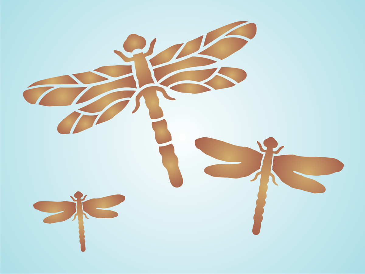 Dragonfly Stencil