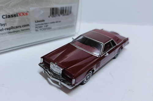 PCX 1/87 Plastic car model Lincoln Continental Mark V Red | eBay