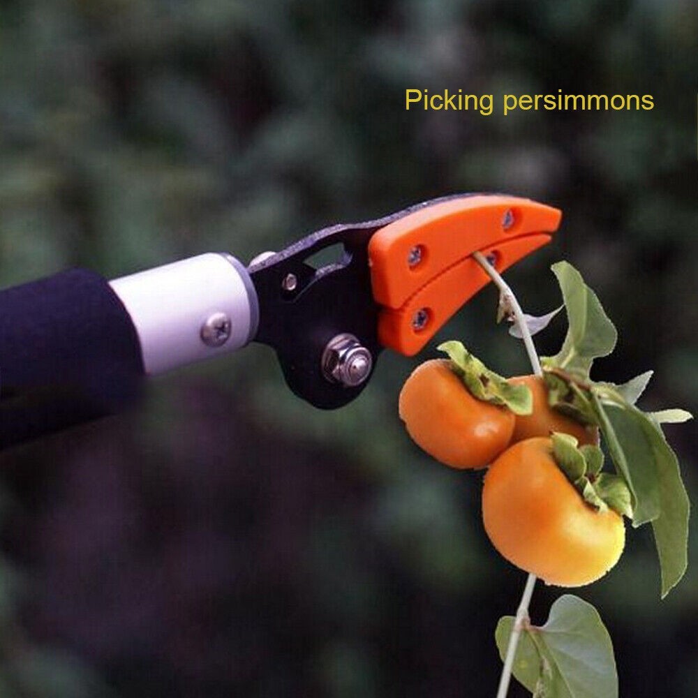 Fruit Picker Garden Tree Long Shear Pruning Gripper High Branch Fruits ...