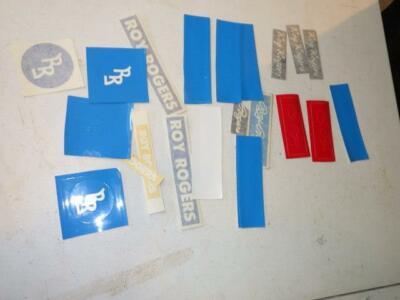 WEST WESTERN CHILD'S CHILDREN ROY ROGERS 25 pc DECALS DECALS | eBay