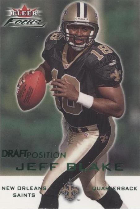 2000 Fleer Focus - Jeff Blake #190 Draft Position /626 for sale online ...