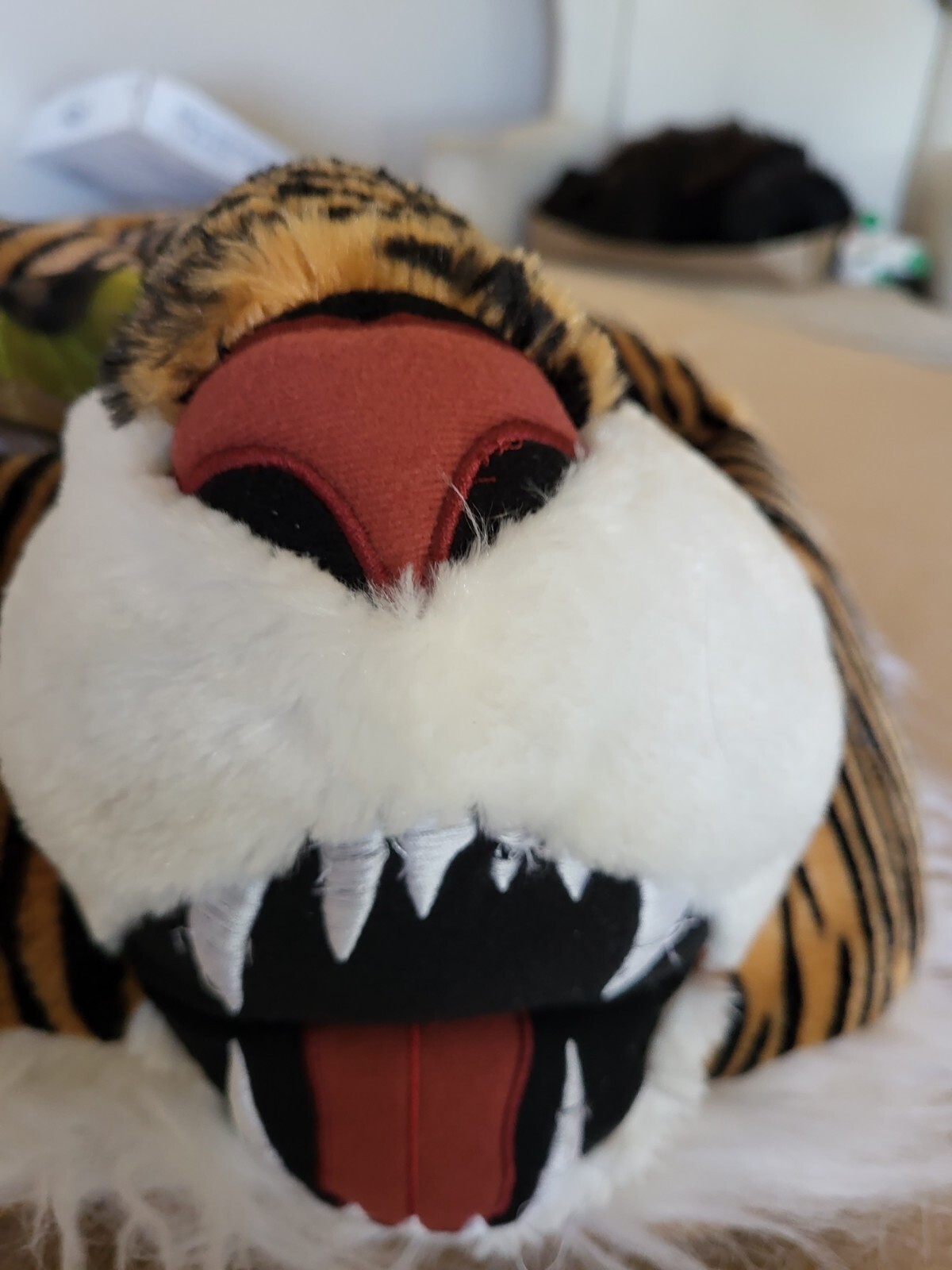 Dan Dee Collector Tiger Head Mascot Furry Mask Adult … - Gem