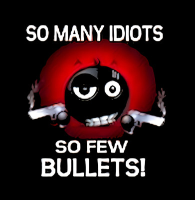 So Many Idiot So Few Bullets! -MAGNET | eBay
