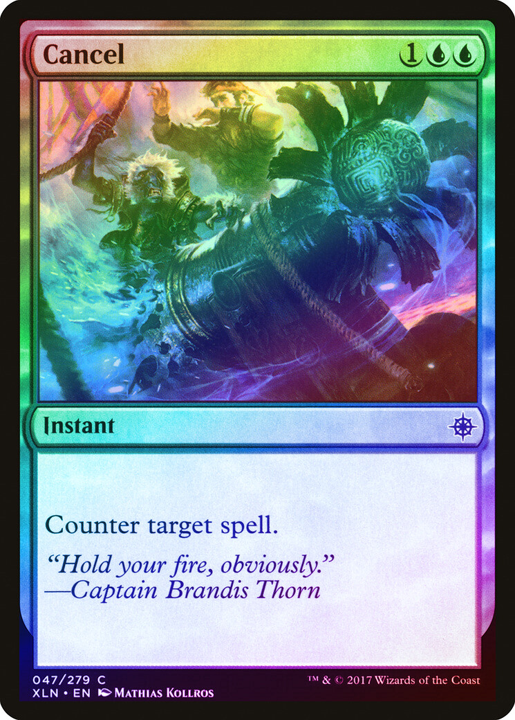 Cancel FOIL Ixalan NM Blue Common MAGIC THE GATHERING MTG CARD ABUGames ...