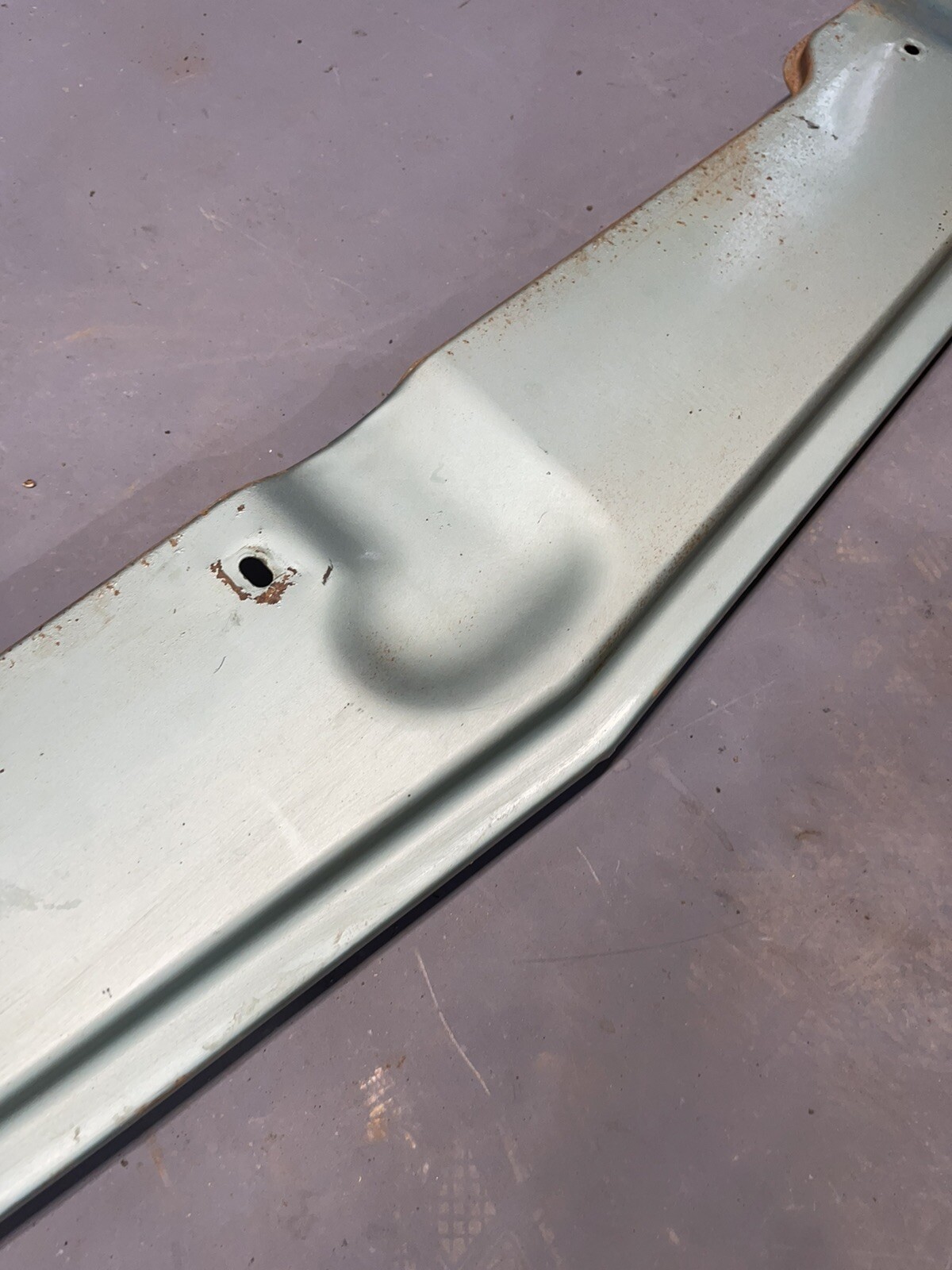 1963 Chevy Impala Front Bumper Valance Grille Filler Belair Biscayne ...