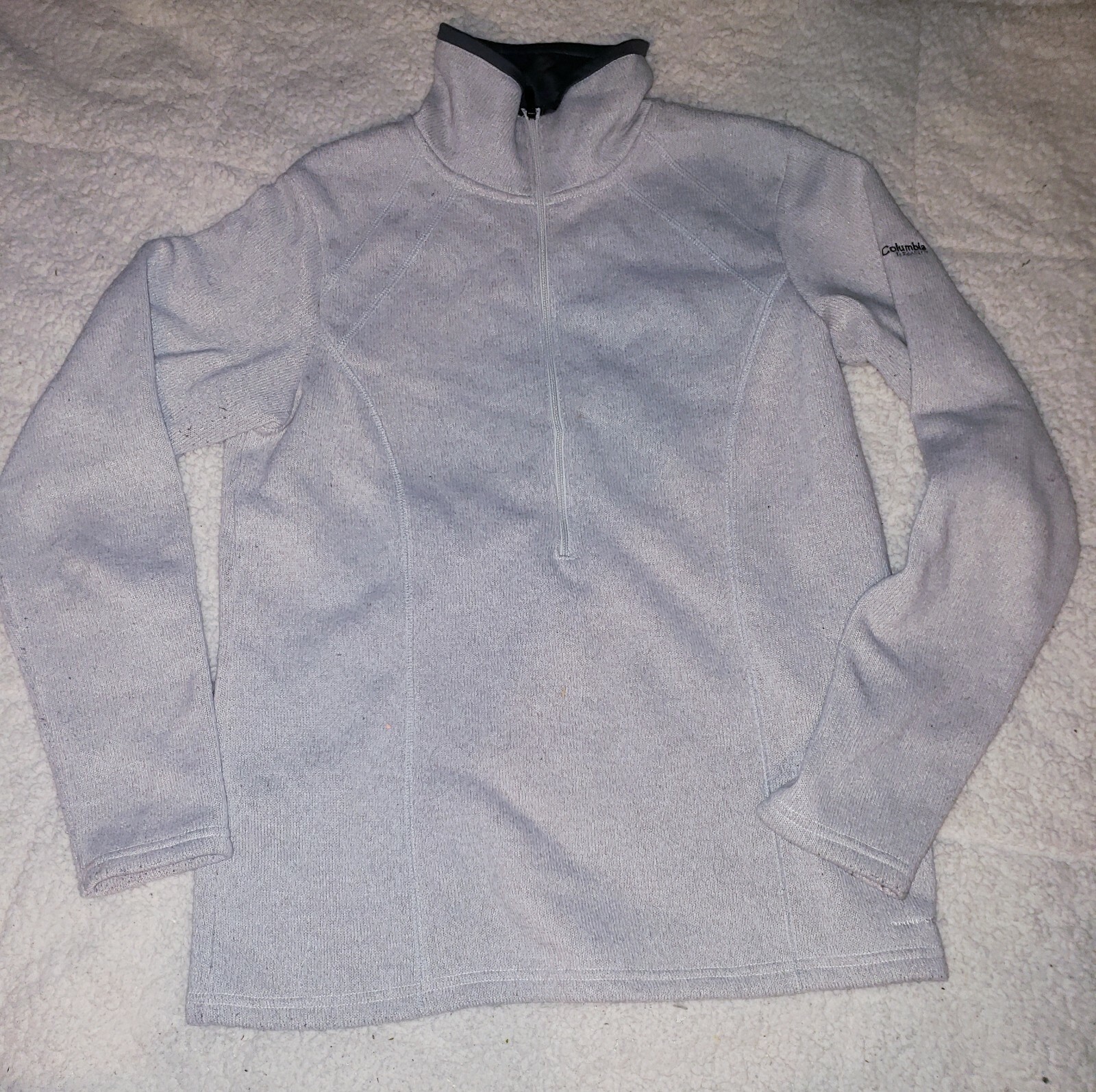 columbia titanium Knit Jacket Womans Large - Gem