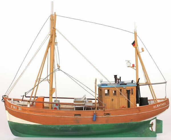 HO Roco Artitec Resin Ship Kit Unassembled Unpainted #50.115 Shrimp ...