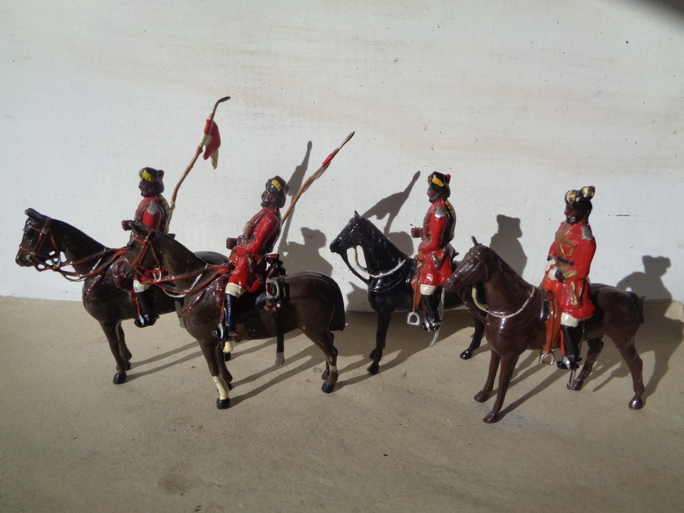 Marktime, Mark Time #MT26 4th Bengal Lancers, 54mm lead figure lot of 5 cavalry | eBay