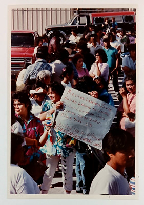 1990 Homestead Florida Migrant Farm Workers Rights Protest FL VTG Press ...