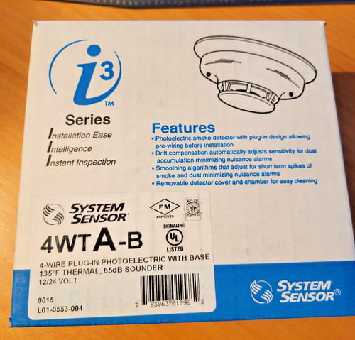 System Sensor 4WTA-B 4W Smoke Detectors for sale online | eBay