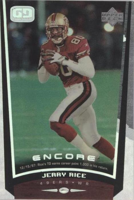1998 Upper Deck Encore Jerry Rice #128 for sale | eBay