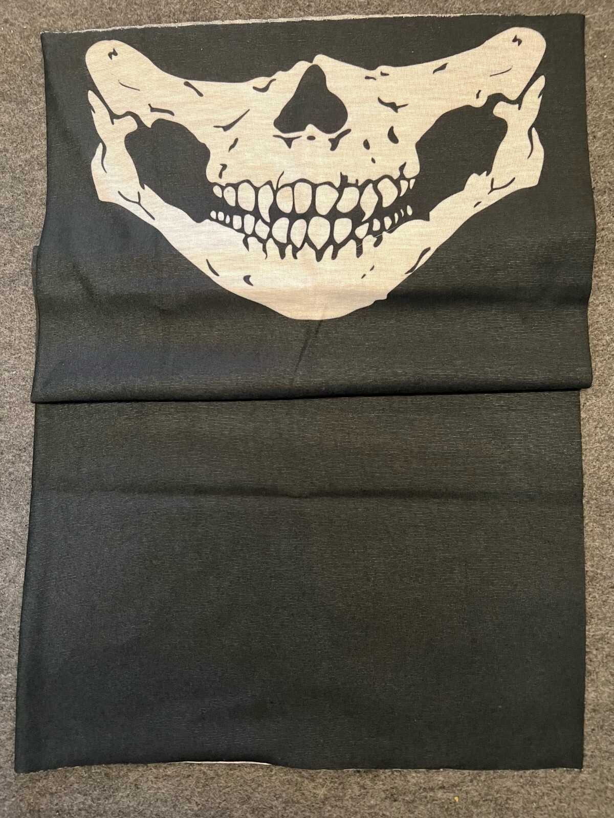 Skull Sharp Teeth Face Mask Pull up Neck Gaiter Mask | eBay
