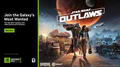 Star Wars Outlaws Game Redemption Code for PC GeForce RTX 40 Series ...
