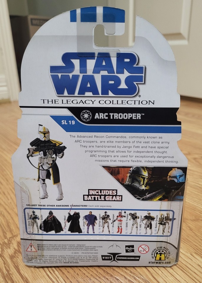 Star Wars Legacy Collection Yellow ARC Trooper Commander Clone Wars ...