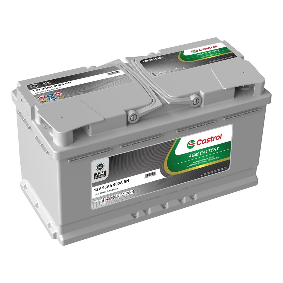 Car Starter Battery 019 95Ah 900A CCA 12V AGM Start-Stop T1 Terminal ...