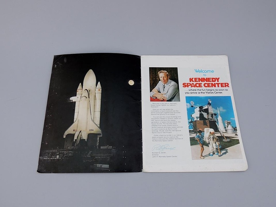 Vintage 1980 Kennedy Space Center NASA Space Shuttle Official Souvenir ...