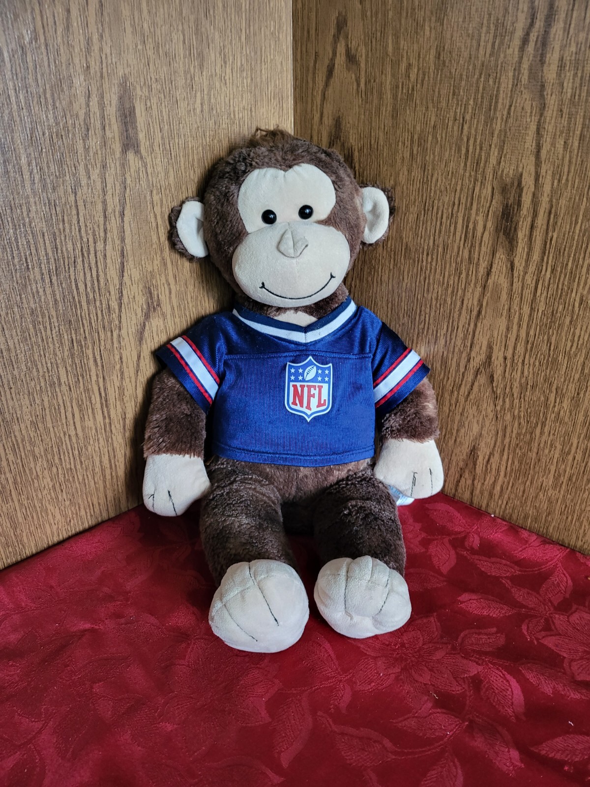1395. BUILD O BEAR NFL MONKEY WITH JERSEY EXCELLENT CONDITION | eBay