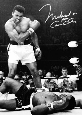 MUHAMMAD ALI CLASSIC BOXING KNOCKOUT POSTER PICTURE PRINT Sizes A5 to ...