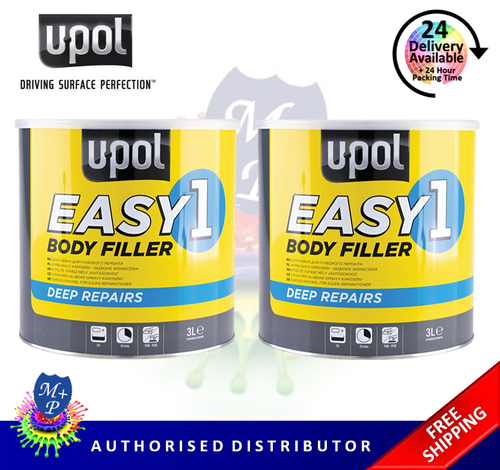 UPOL EASY 1 Body Filler 3 Litre x 2 - EASY ONE SMOOTH, 2 TINS | eBay UK