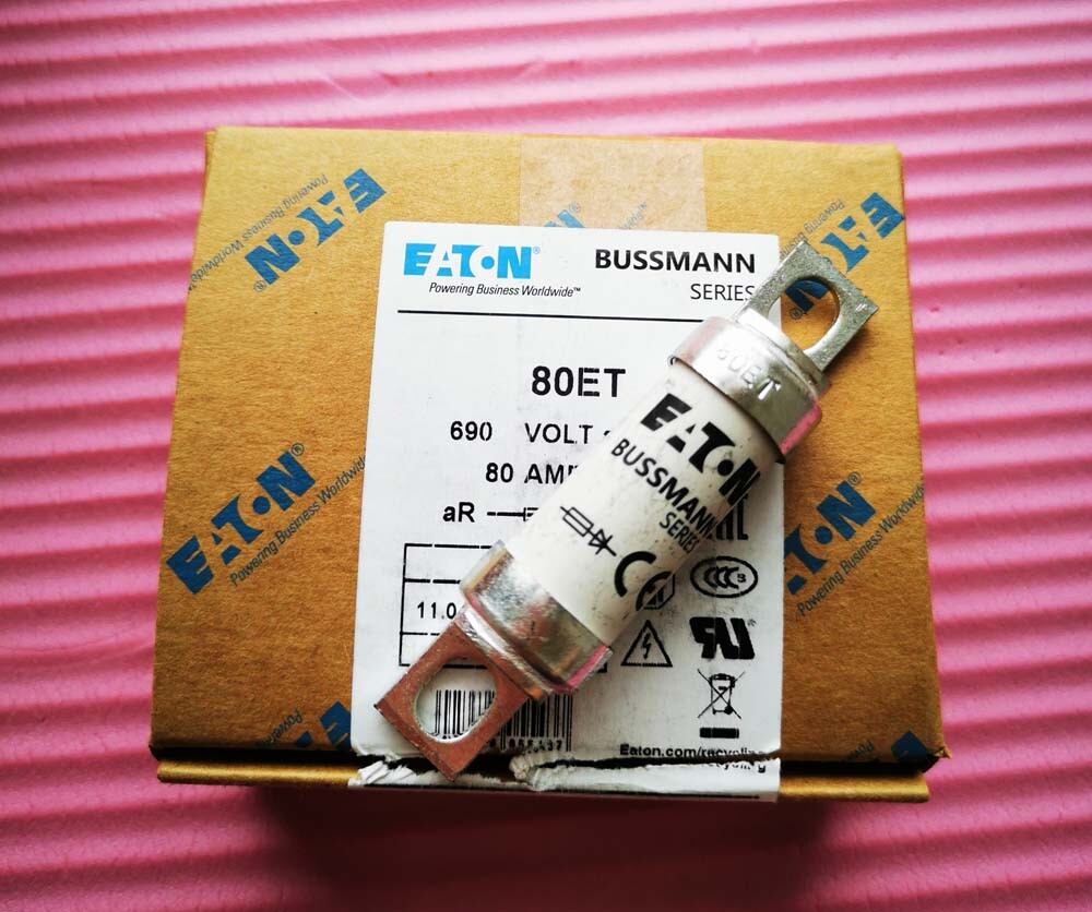1pc ORIGINAL 80ET Bussmann AC Fuse Type T BS88 ( 80A ) 690Vac | eBay