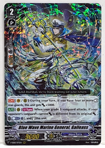 Bushiroad Cardfight Vanguard Blue Wave Marine Général, Galleass V-SS08 ...