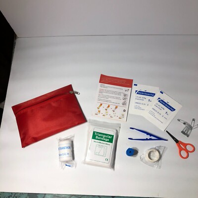 Basic Surgical Kit- Gause Pad, Triangular Banda, Tweezer, Scissors etc ...