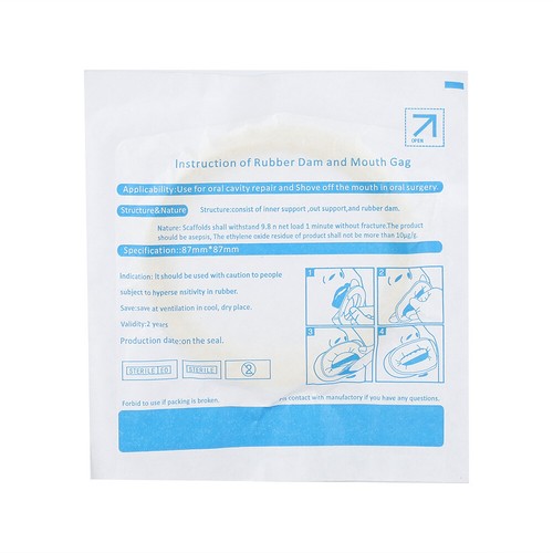 10pcs Disposable Rubber Mouth Opener Dental Dam Mouth Gag Cheek ...
