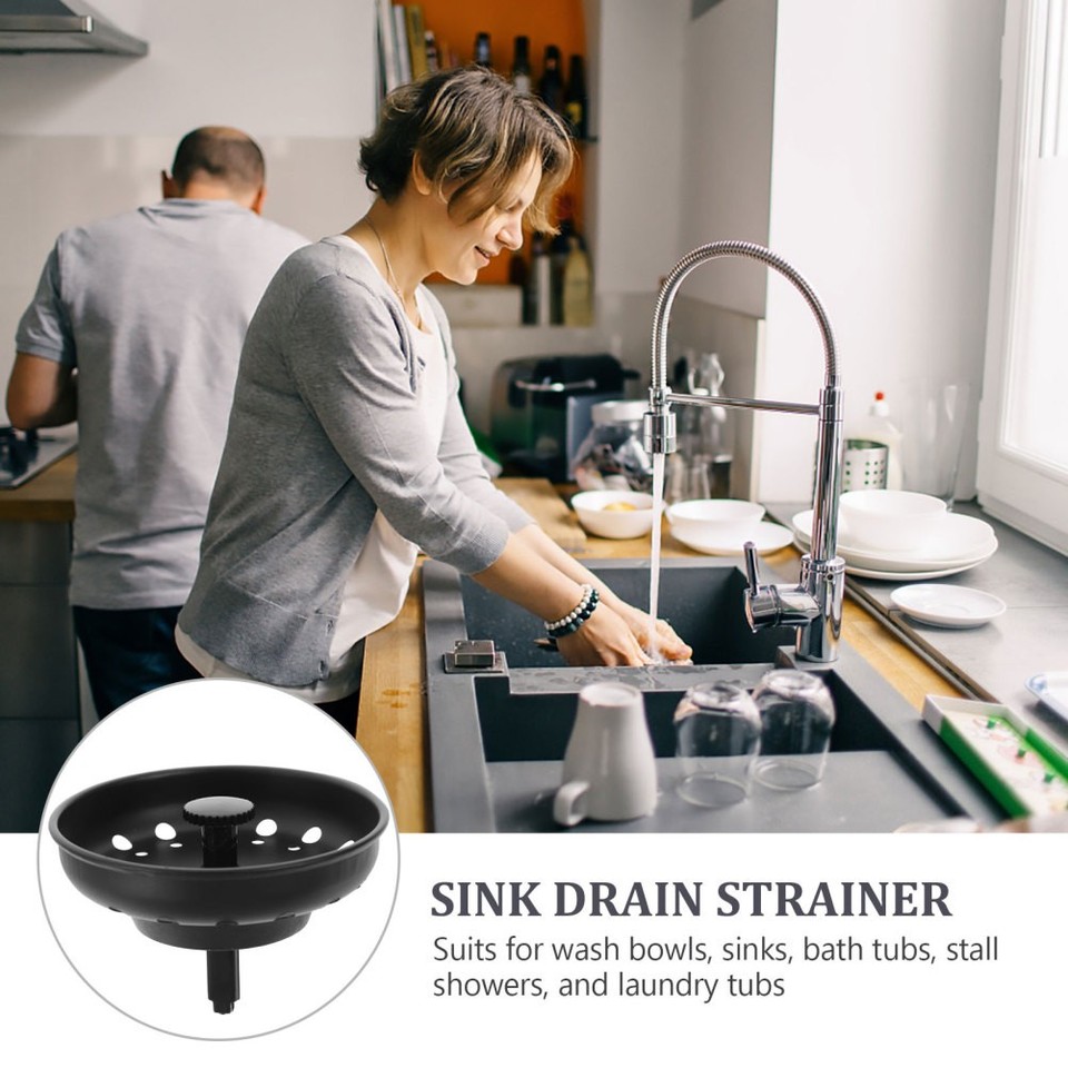 2 Pcs Sink Filter Basket Fine Mesh Strainer Drain Screen for Kitchen ...