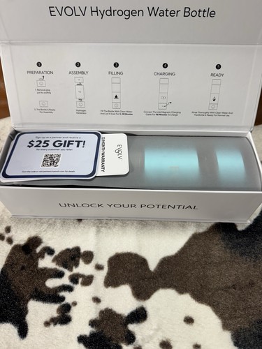 Evolv H2GO 8oz Hydrogen Water Bottle Carbon | eBay