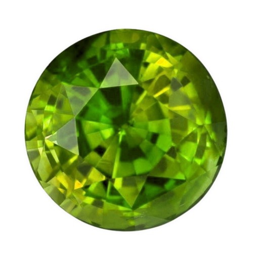Peridot Round Cut Loose Gemstone 8mm Flawless Loose Gemstone 1.81 Cts ...