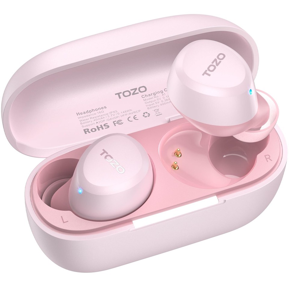 TOZO TWS Wireless Earbuds A1 Bluetooth 5.3 In-Ear Headphones with ...