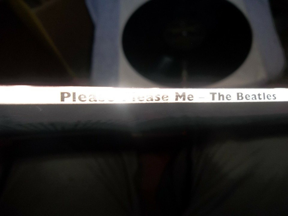 THE BEATLES PLEASE PLEASE ME STEREO ALBUM GOLD PARLOPHONE LABEL SEALED ...