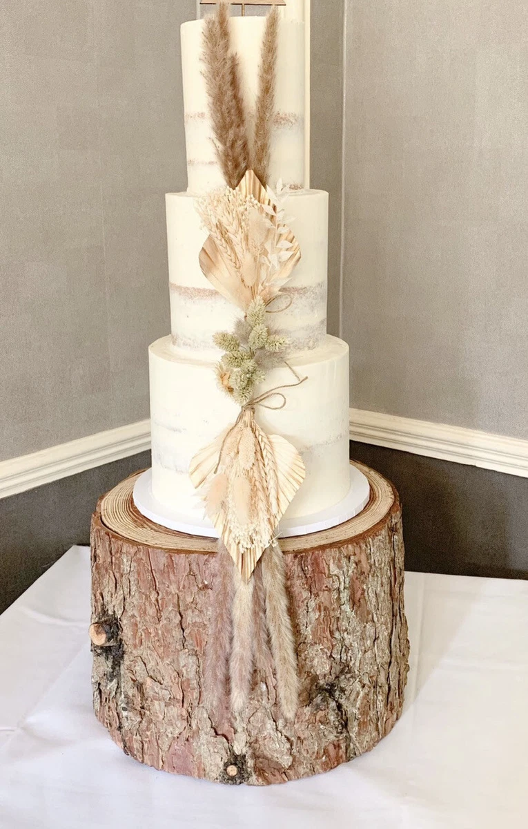 Tree Bark Wedding Cakes