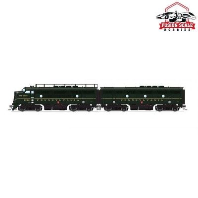 Broadway Limited HO P4 F3 A/B Diesels PRR #9512/9512B/grn single-stripe ...