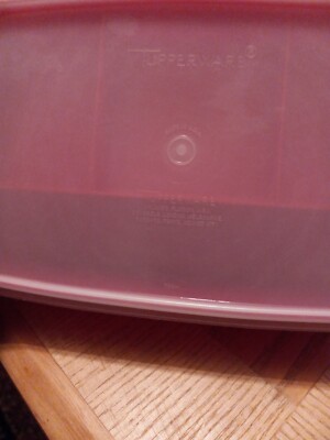 Tupperware Tuppercraft 2 Piece Sewing Arts & Crafts Box 767-13 Red ...