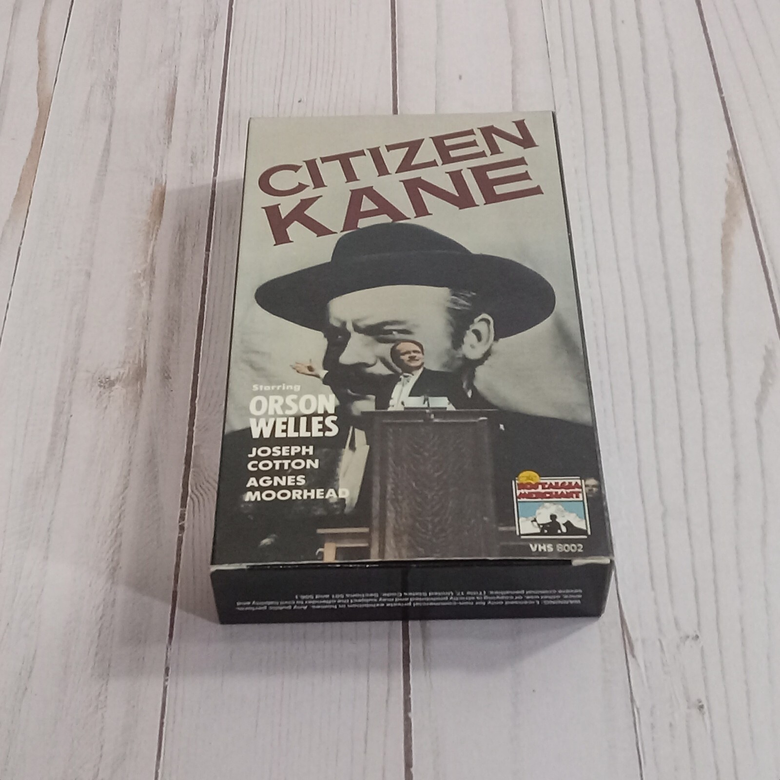 Citizen Kane VHS Tape 1941 Drama Orson Welles 1985 Nostalgia Merchant ...