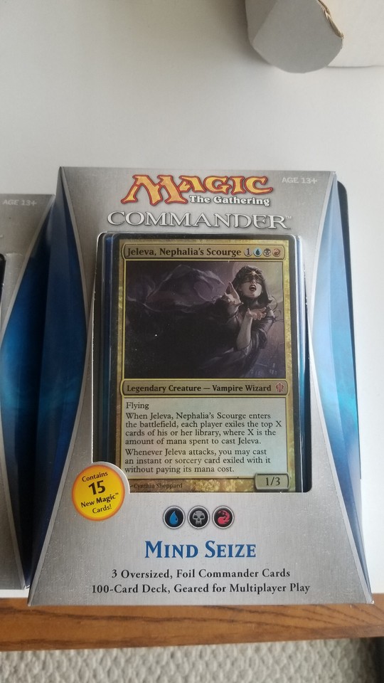 Magic The Gathering MTG Mind Seize NEW/SEALED Commander Deck 2013 x4 | eBay