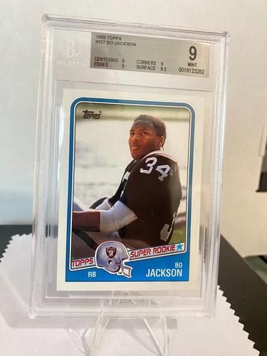 1988 Topps Bo Jackson Super Rookie BGS 9 True Mint | eBay
