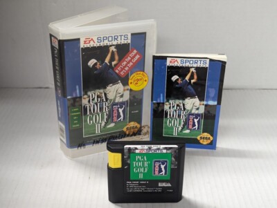 PGA Tour Golf 2 II Sega Genesis Authentic Game Complete Tested Rental ...
