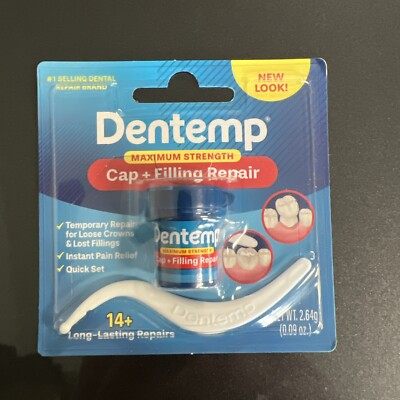 Dentemp Maximum Strength Lost Fillings and Loose Caps Repair Pack of 1 ...