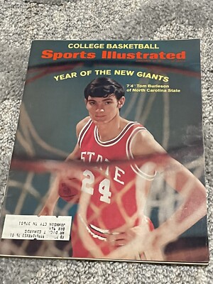 Tom Burleson NC State College Basketball 1971 Sports Illustrated RARE ...