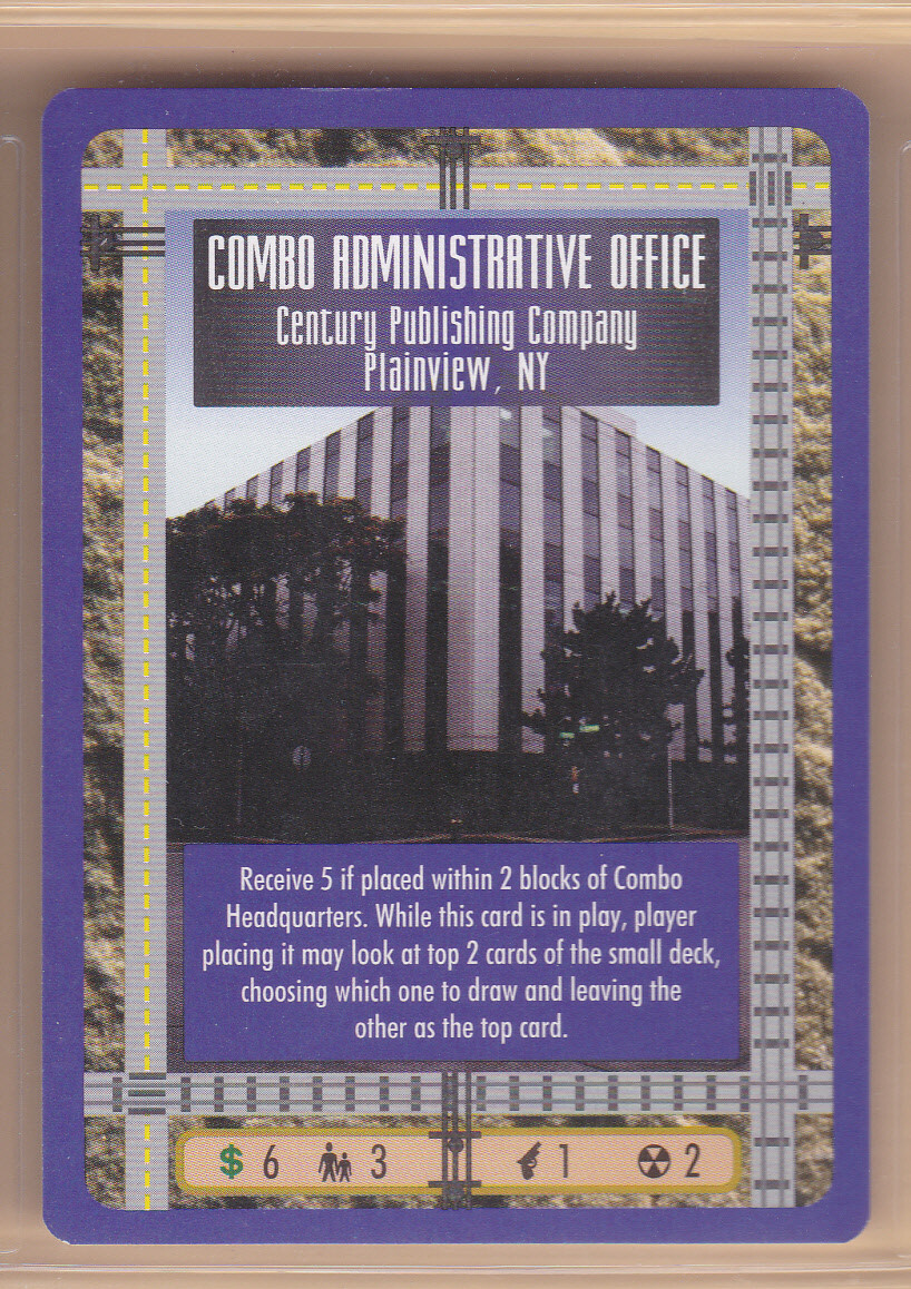 1995 MCI SIM CITY The Card Game COMBO ADMINISTRATIVE OFFICE Plainview ...