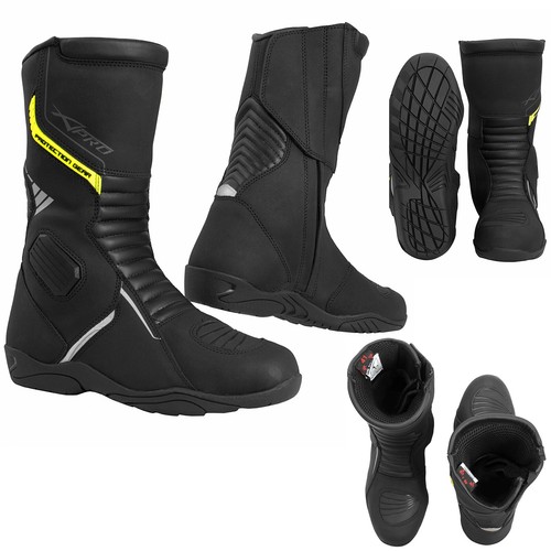 Waterproof Motorcycle Boots CE Certified Motorbike Touring Paddock ...